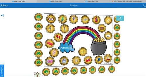 ST. PATRICK'S DAY GOLD COIN & RAINBOW DIGITAL BOOM CARDS, LANGUAGE by ...