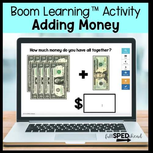Adding US Money Math Boom™ Cards Activity Bundle | TPT