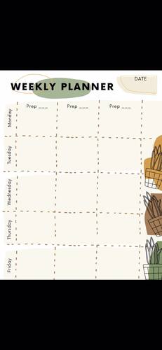 Teacher Planner - Green Growth by That One Science Teacher | TPT
