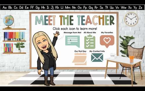 Digital Meet the Teacher by A Trailblazing Teacher | TPT