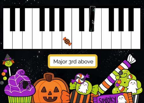 Halloween Intervals Game Major Minor Thirds Digital Music Theory