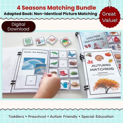 Seasonal Adapted Book Bundle | Spring Summer Autumn Winter Matching ...