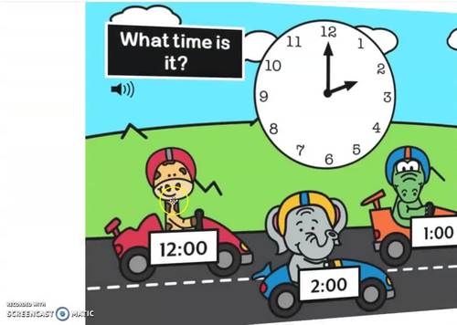 Boom Cards™ Telling Time to the Hour by Leigh's Library | TPT