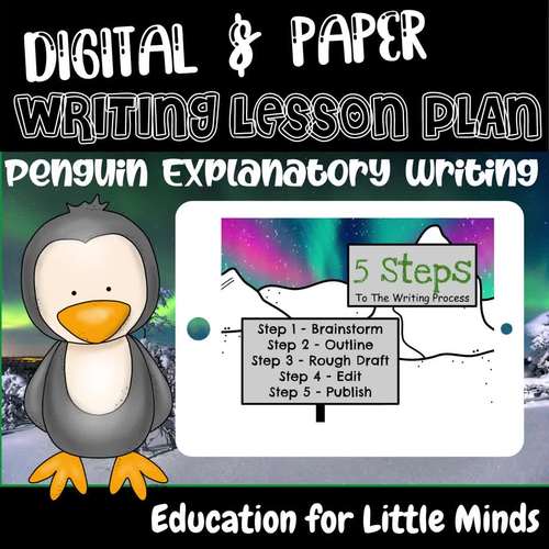 Penguin Explanatory/Informative Digital & Paper Writing Plan | TPT