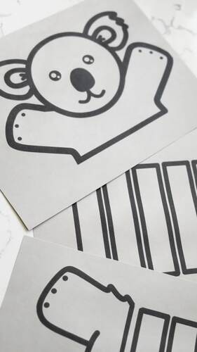 KOALA Name Craft: Letter K Name Recognition & Scissor Skills Preschool ...