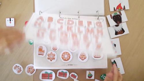 CHRISTMAS Busy Book Printable Preschool Activity Homeschool Resources ...