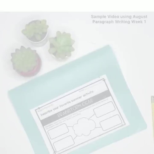 SEPTEMBER Paragraph Writing Prompts, Printable Worksheet Routine 2nd ...