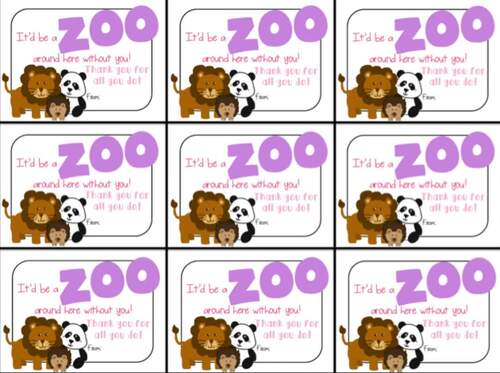 Teacher (Staff) Appreciation Sweets Treat Tags BUNDLE 3- Blow Pop ...