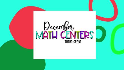 Holiday Math Activities for Third Grade by Kayla Graves | TPT