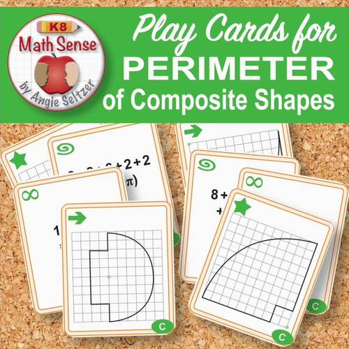 Perimeter with Parts of Circles & Composite Shapes: Math Matching Games ...