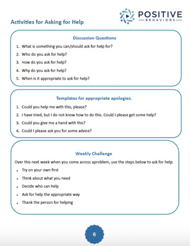 Positive Behaviors - Apologizing Lesson | TPT