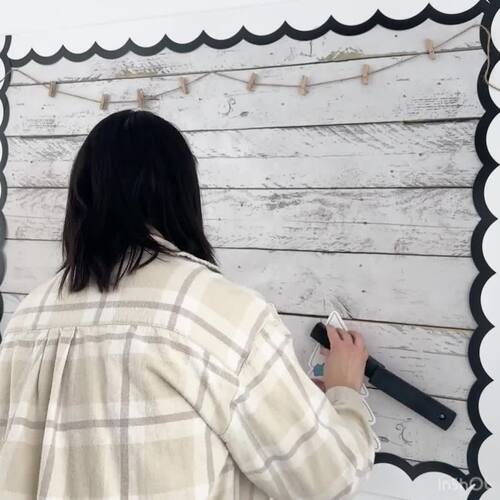 Winter Bulletin Board Kit Including Snowglobe and Snowman Bulletin Board