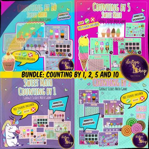 Distance Learning Counting by 1, 2, 5, 10 (Skip Counting) Google Slides ...