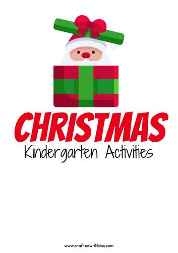 Christmas Kindergarten Activities, Christmas Games For Kids | TpT