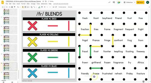 Articulation Game Older Student Speech Therapy Activity Print Digital ...