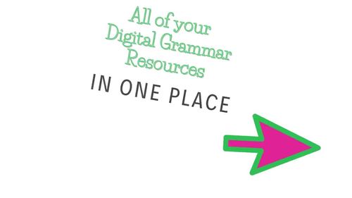 DIGITAL GOBS OF GRAMMAR 2nd 3rd Grade Google Slides BUNDLE Sets 1 and 2