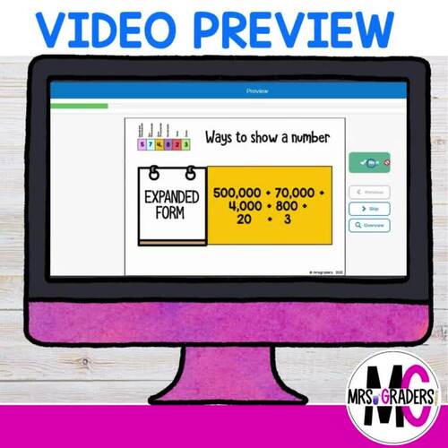 PLACE VALUE HUNDRED THOUSANDS | WHAT NUMBER AM I? BOOM Cards™ by Mrs ...