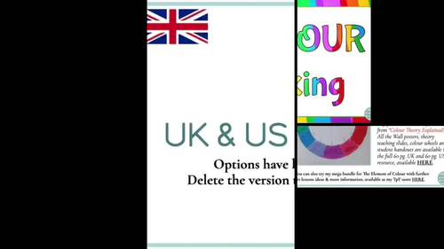 COLOR MIXING Posters and worksheets for Visual Art teaching 1st-3rd grade