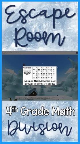 Division Escape Room | Christmas | Digital | Printable Multiplication ...