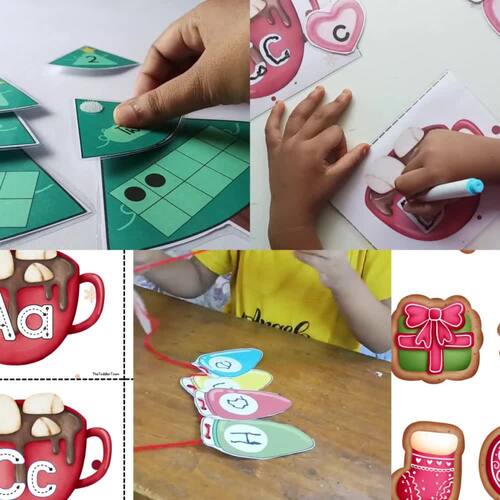 Christmas preschool Bundle,Christmas Activities for preschool and toddlers