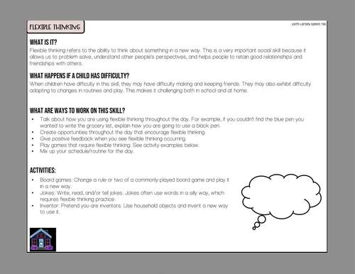 Perspective Taking: Teach and Practice for Social Language Speech Therapy