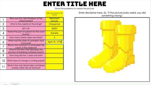 Spring Bundle | Blank Digital Pixel Art Template | Editable | Personal Use