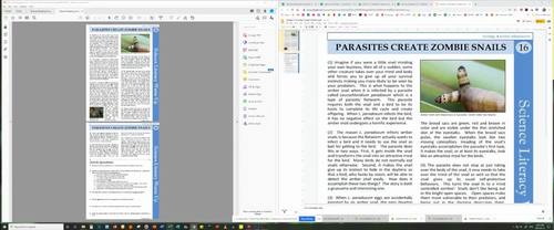 Parasites & Zombie Snails - Sub Plan / Science Reading #16 (Google ...