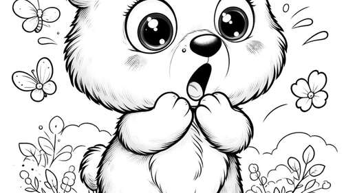 Cute Bear Coloring Book For Kids| 74 Cute Bear Coloring Pages For Kids