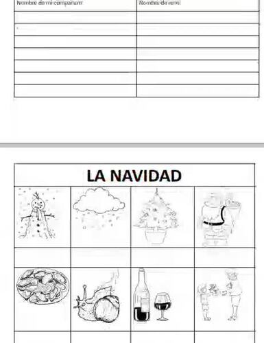 La Navidad : Spanish Christmas Vocabulary Lesson Worksheets & Speaking ...