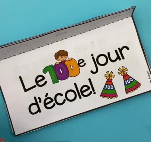 Le 100e jour d'école lecture drôle | French 100th day Reading Funny ...