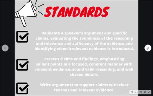 Argument Writing Unit: SOUND OFF for Middle and High School Students