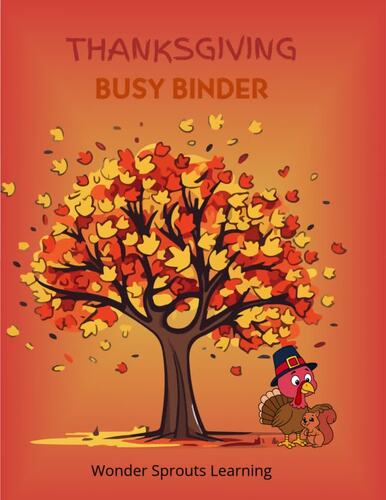 Thanksgiving Busy Binder | Preschool & Kindergarten Activities | TPT