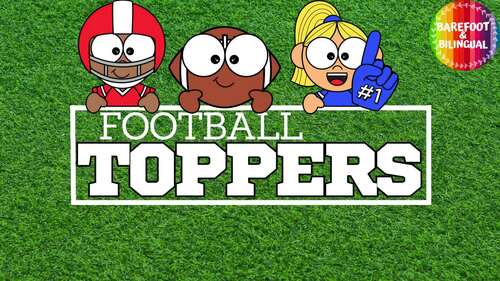 Football Clipart Toppers - Sports Toppers Clipart | TPT