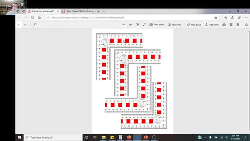 Four 80 mm x 80 mm printable Squares for 3D printing & TinkerCAD by 3D-PT