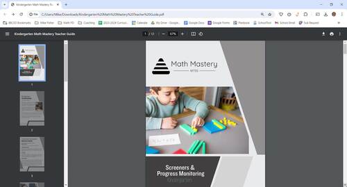 Math Mastery - Intervention Assessments for 3rd Grade by Math and Beyond