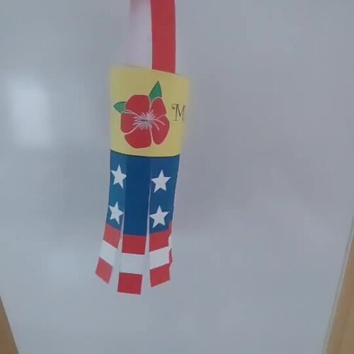Memorial Day Craft Windsock / Memorial Activities Craft /Coloring for Kids