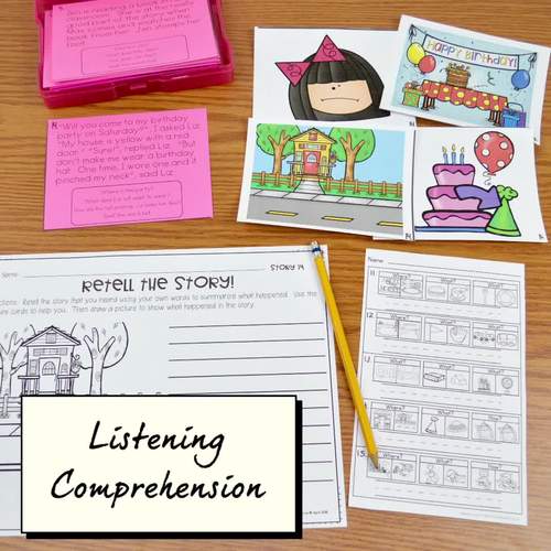 Listening Comprehension Activities - Short /a/ Words | TpT