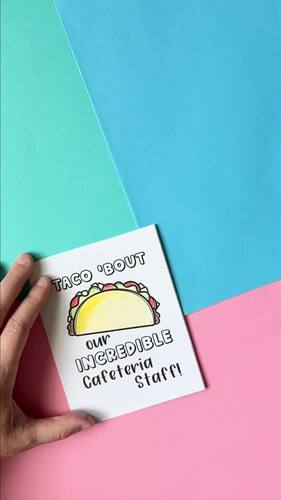 Cafeteria Appreciation - Lunch Hero - School Lunch Hero Day Cards