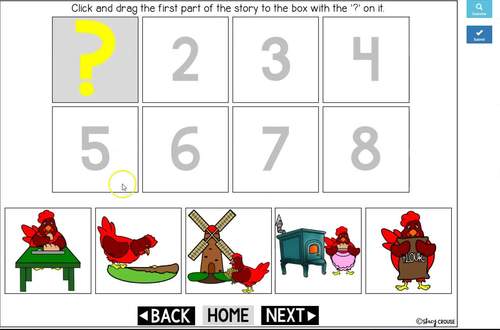 The Little Red Hen Language Literacy Activities BOOM CARDS™ Speech Therapy