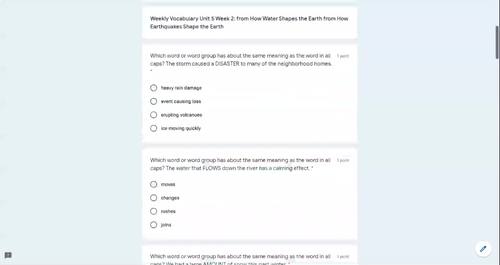 2nd Grade MyView Literacy Unit 5 Week 2 Google Forms Quiz Assessment ...