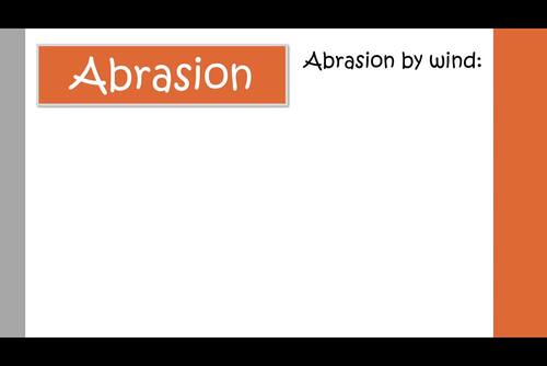 Weathering, Erosion, Deposition PowerPoint Science Lesson with Guided Notes