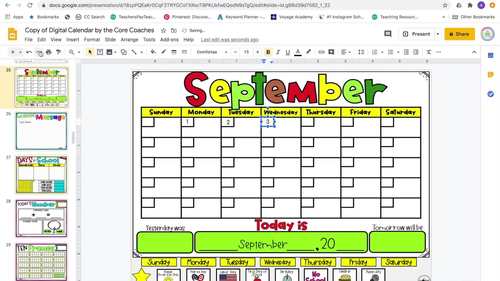 Digital Calendar Math - for Google Slides, PowerPoint, & Lumio ...