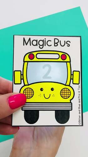 Back to School-Flashlight-Magic Bus-Math, Literacy Preschool Pre-K ...