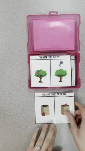 Understanding Spatial Concepts - In and Out by Sippin Speech | TPT