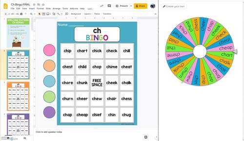 Digital Sound Pattern "ee" Bingo- Phonics Bingo by Teacher Tech Files