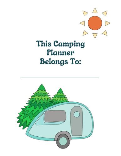 Camping Planner; Summer Vacation; Campsite Comparison; Meal Plan ...