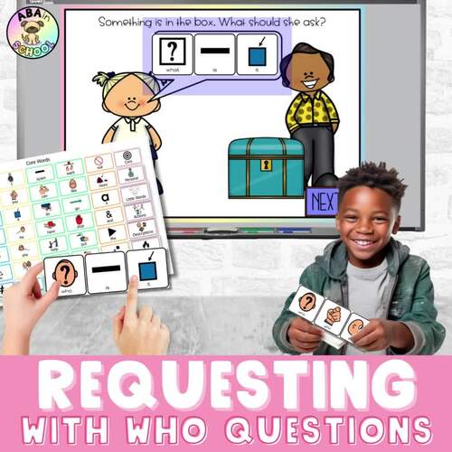 Wh Questions Requesting Speech Therapy WHO Questions Special Education ...