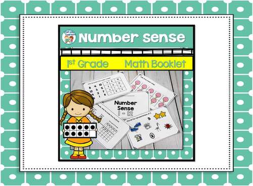 First Grade Math Journal for Numbers | Number Sense Activities for ...