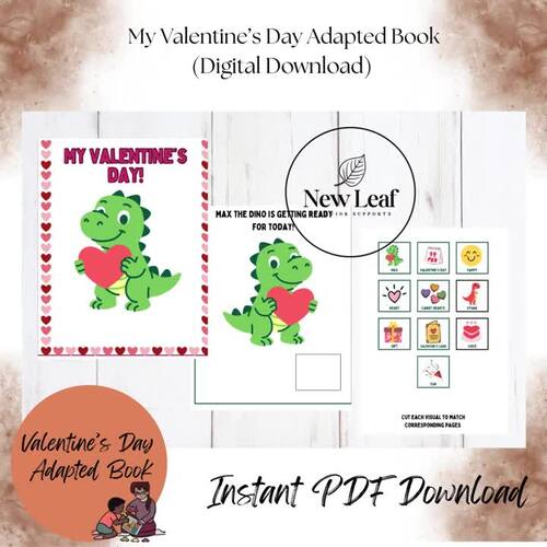 Valentine's Day| Adapted Book | Special Education | Speech | TPT