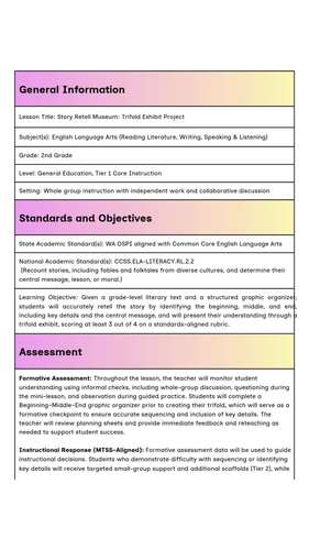 2nd Grade Reading Lesson RL.2.2 | 2nd Grade Reading Comprehension